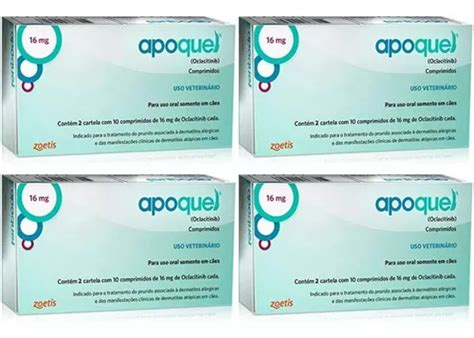 Apoquel Dermatológico Anti Coceira Cães Mg Comp mg Parcelamento sem juros