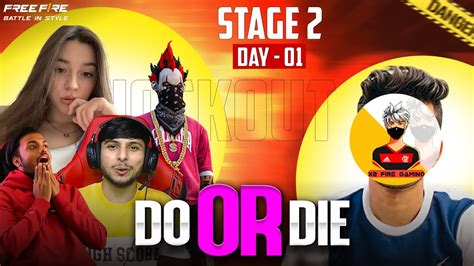 Gt S2 🥳🔥 Tournament 4 Vs 4 Limited Knockout Stage 02 😨 Day 01 👽gt