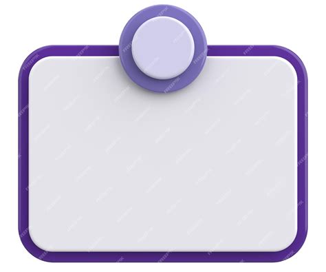 Premium Photo 3d Notification Box Empty Text Box 3d Illustration