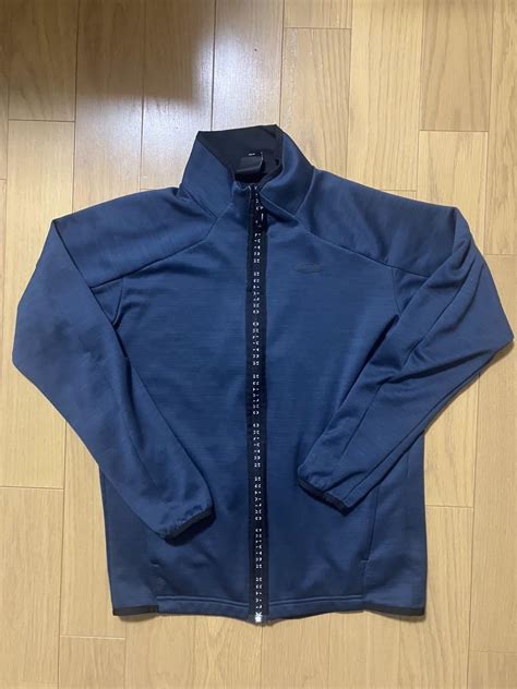 Oakley フルジップジャージ Jp M ダークブルー メルカリ
