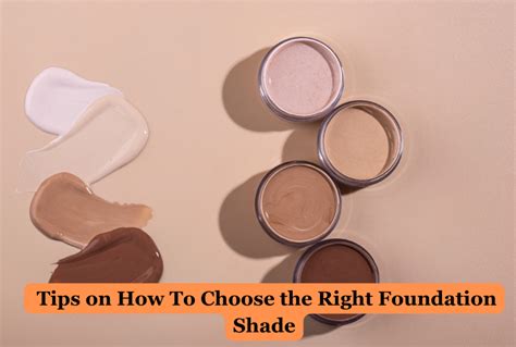 Tips On How To Choose The Right Foundation Shade Health Care
