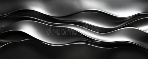 Dynamic Curves And Flowing Lines Are Characterized By Abstract Grayscale Swirls Stock Image