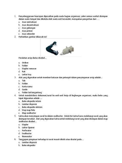 Filing Sistem Abjad Dan Tanggal Susulan Pdf Pdf