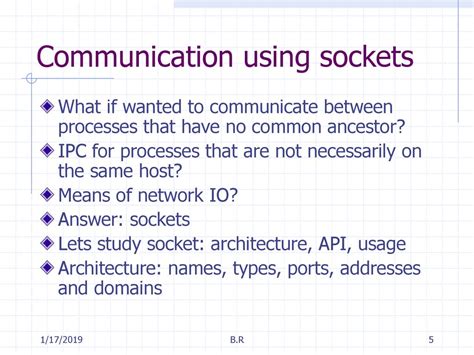 Socket Abstraction And Inter Process Communication Ppt Download