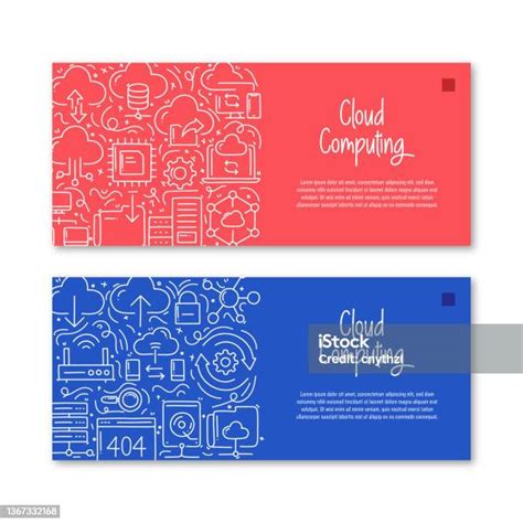 클라우드 컴퓨팅 관련 개체 및 요소 손으로 그린 벡터 낙서 일러스트 레이션 컬렉션 서로 다른 클라우드 컴퓨팅 개체가 있는 배너 템플릿 0명에 대한 스톡 벡터 아트 및 기타