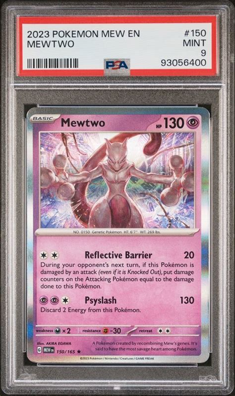 Auction Prices Realized Tcg Cards 2023 Pokemon Mew En 151 Mewtwo