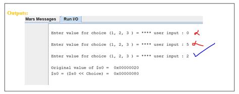 Solved Write Assembly Code MIP The User Is Shown 3 Options Chegg Com