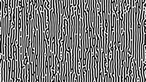 Monochrome Turing Reaction Background Abstract Diffusion Pattern With Chaotic Shapes Vector