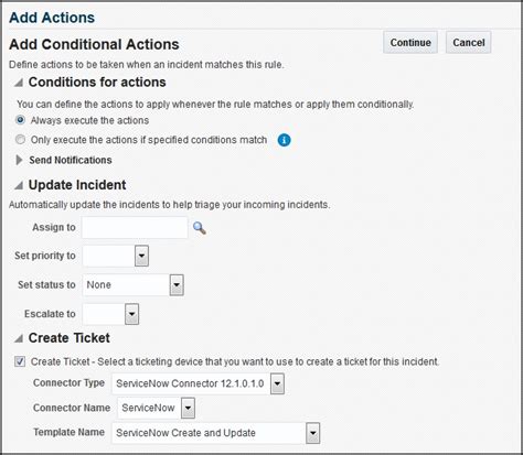 Creating Servicenow Tickets