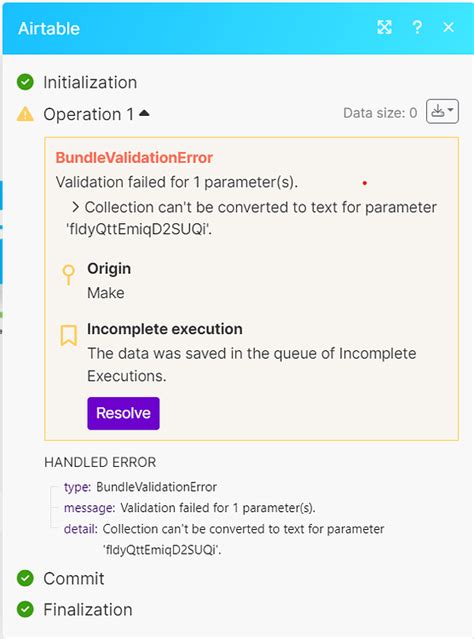 Validation Failed For 1 Parameters Questions And Answers Make Community