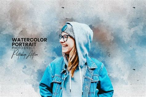 Watercolor Portrait Effect 3943515