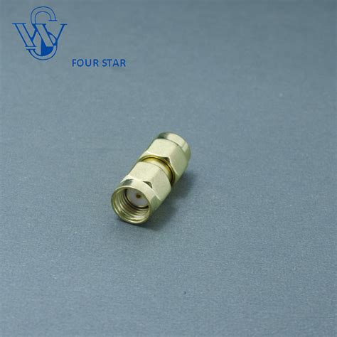 Customized Electrical Waterproof Rf Coaxial Sma Male Plug Connector To