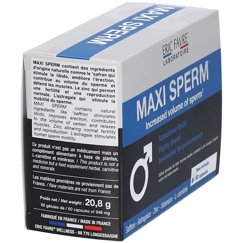ERIC FAVRE Maxi sperm - Volume du sperme augmenté 60 pc(s) - Redcare Pharmacie
