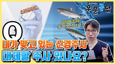 [우문공답] 내가 맞고 있는 신경주사 대체할 주사 있나요 스테로이드 Pdrn주사 Dna주사 연어주사 Youtube