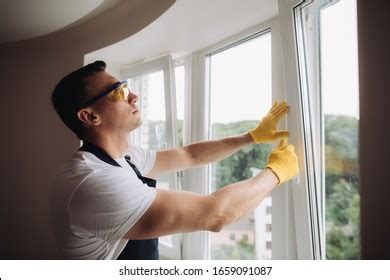Man Fixing Window Images Stock Photos D Objects Vectors Shutterstock