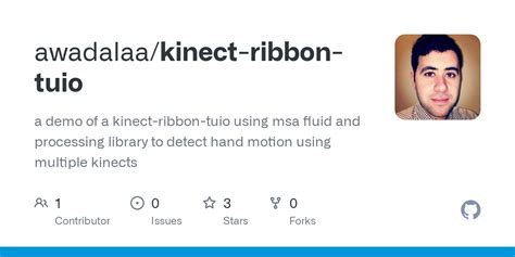 github awadalaa kinect ribbon tuio a demo of a kinect ribbon tuio