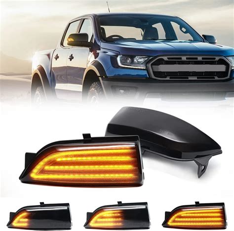 Buy Sequential LED Side Mirror Marker Lights For Ford Ranger T6 2012
