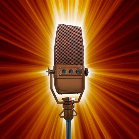 Microphone And Fire Stock Illustration Illustration Of Firewall 16019915