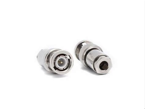 Rf Connector Bnc Male For Rg58 Cable Clamp 0 4ghz Contact Material
