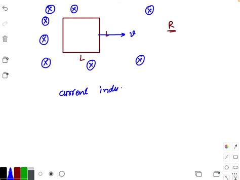 solved 14 a circular conducting loop moving initially at a constant