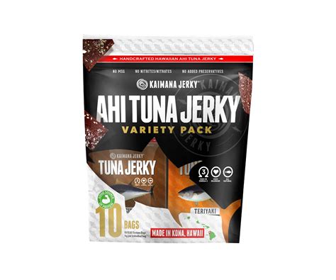 Ahi Tuna Jerky Variety Pack 10 Asst Bags Wholesale Unlimited Inc