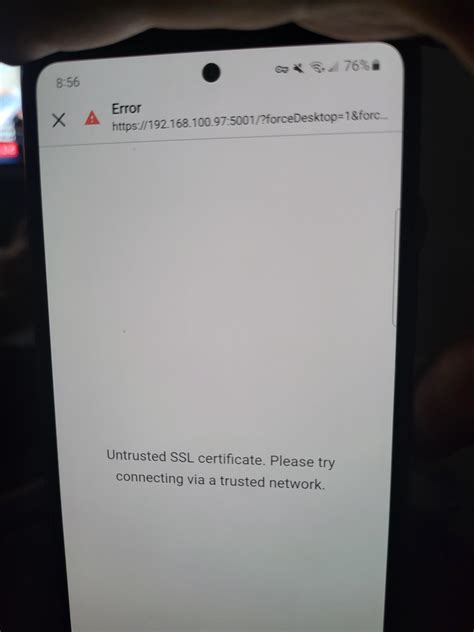 synology drive redirects me to the drives ip and chrome complains of