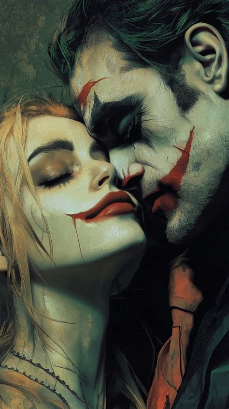 This Vivid Artwork Beautifully Portrays Harley Quinn And The Joker In A