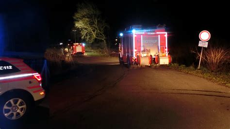 umgestürzter Baum an Notauffahrt Freiwillige Feuerwehr Ransbach Baumbach