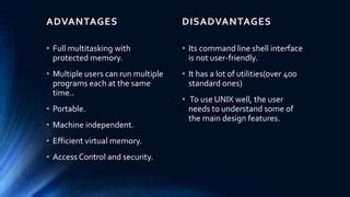 UNIX Operating System PPT