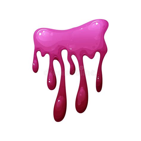Splat Slime Mucus Sticky Liquid Goo Spots And Blobs Colorful Jelly