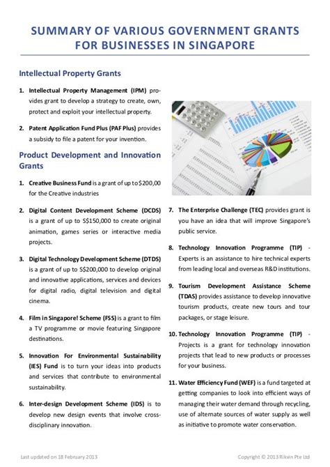 Singapore Government Grants