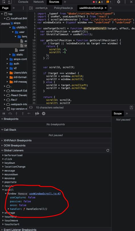 UseWindowScroll Using PageHeader Component Causes The Page To Scroll At Random Times Issue