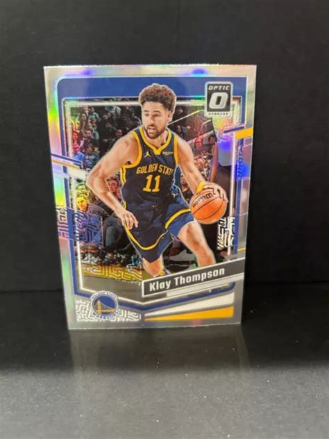 KLAY THOMPSON 2023 24 Panini Donruss Optique HOLO ARGENT Prizm 189 EUR