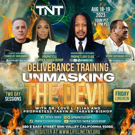 Day Of Deliverance Unmasking The Devil Lifelinetnt