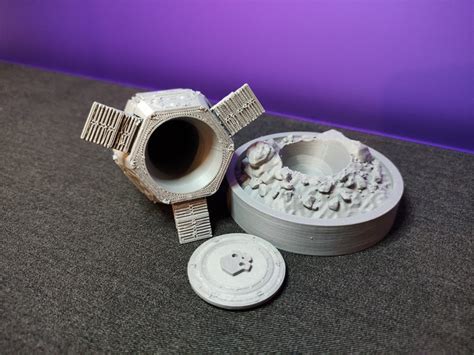 Hellpod Drop Pod 3d Printed Replica For Cosplay Helldivers 2 Inspired