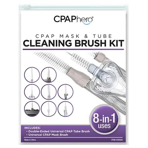 Cpap Mask And Tube Cleaning Brush Kit By Cpap Hero