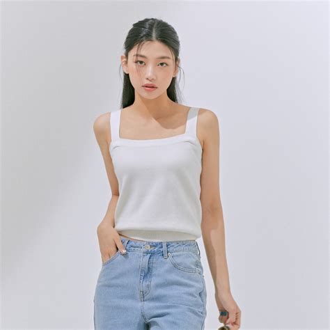 스퀘어넥 나시 스웨터 Miwkab527t 이랜드몰