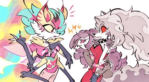 Loona Beelzebub And Octavia Helluva Boss Drawn By Yasutak Danbooru