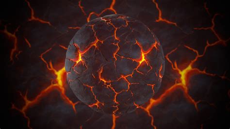Artstation Stylized Lava Texture Pack 2 Game Assets