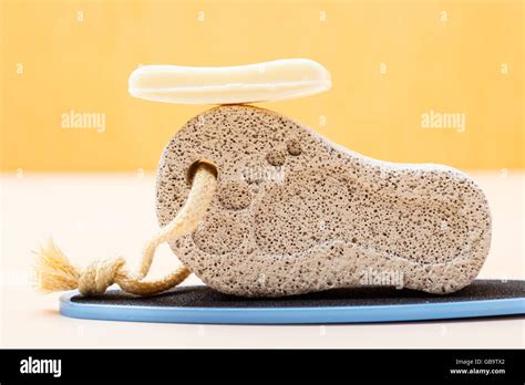 Feet Care Pedicure Accessory Tool Stone Pumice With Foot Print And