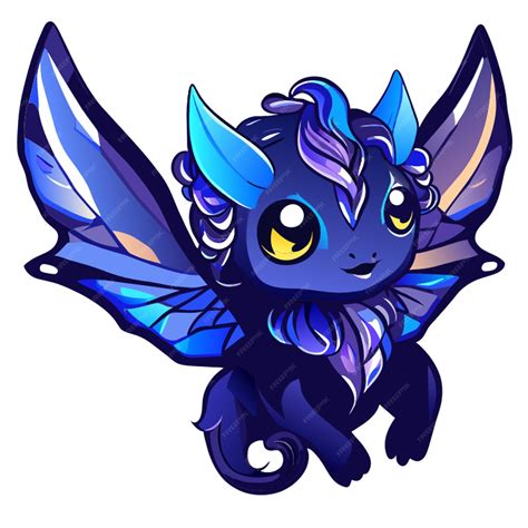 Premium Vector Rainbow Alien Curly Bee Bat Butterfly Dragon Unicorn Squirrel Vector Illustration