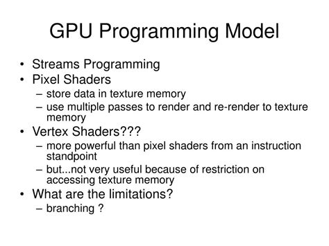Ppt General Purpose Gpu Gpgpu Powerpoint Presentation Free