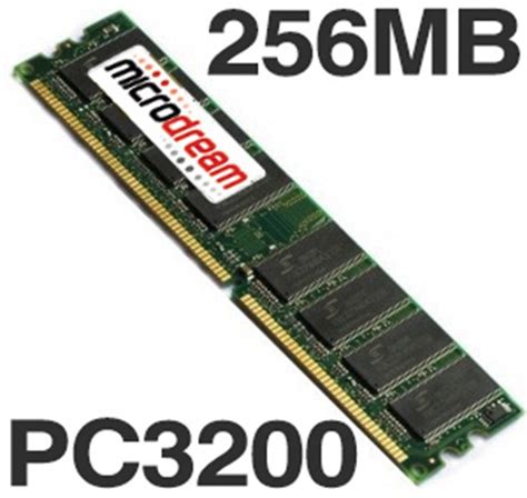 256MB PC3200 400MHz DDR 184Pin NON ECC Desktop PC Memory RAM