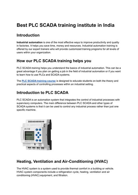 PPT Best PLC SCADA Training Institute In India PowerPoint Presentation ID