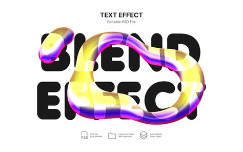 Premium Psd Blender Text Effect