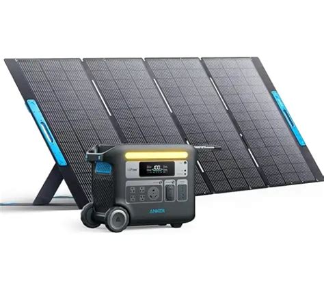Ankers Solix F2000 Solar Generator 2048wh Portable Power Station With