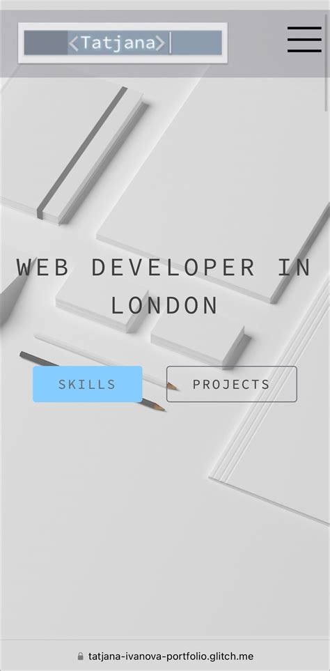 Tatjana Ivanova On Linkedin Check My First Portfolio Made On Html Css Javascript Final