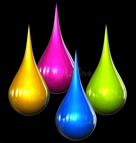 Color drops stock illustration. Illustration of black - 43204137