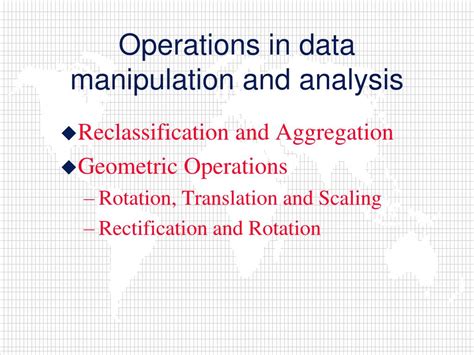 Ppt Data Manipulation And Analysis Powerpoint Presentation Free