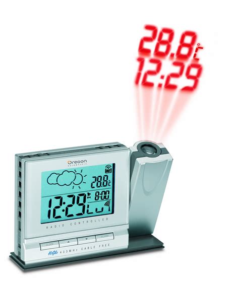 Oregon Scientific Rm868 Radio Controlled Projection Clock Oregon